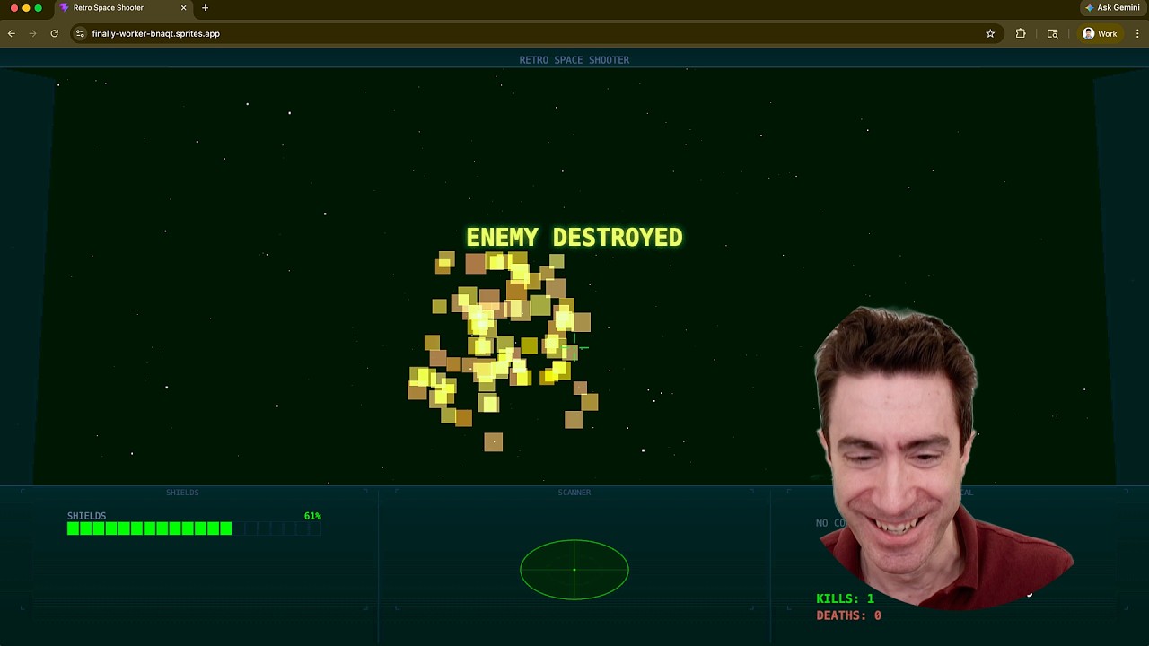 I built a Space Shooter by chatting with Claude Code on Telegram! Demo of OpenClaw-inspired features
