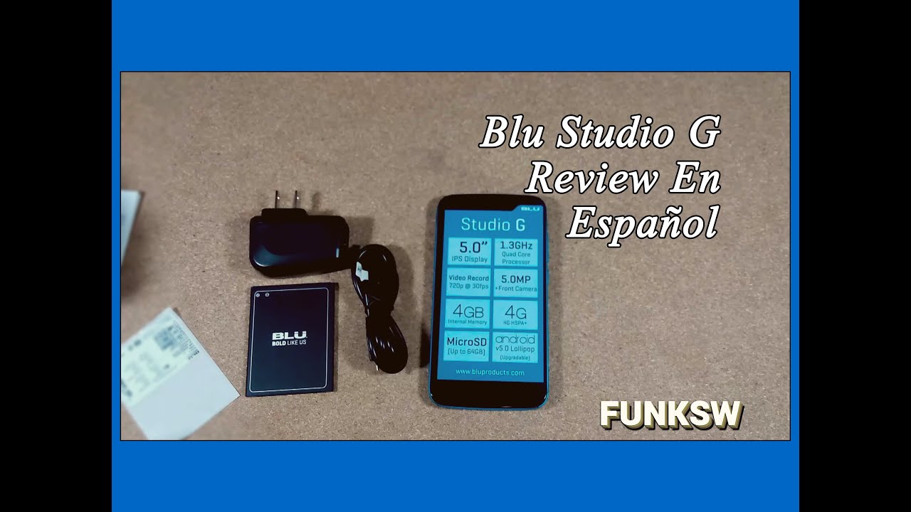 Blu Studio G review en español