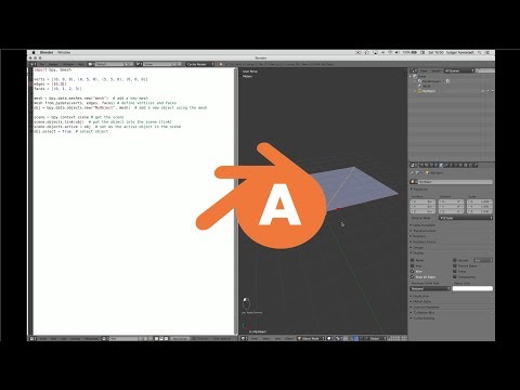 T22 mesh edit : create meshes with python