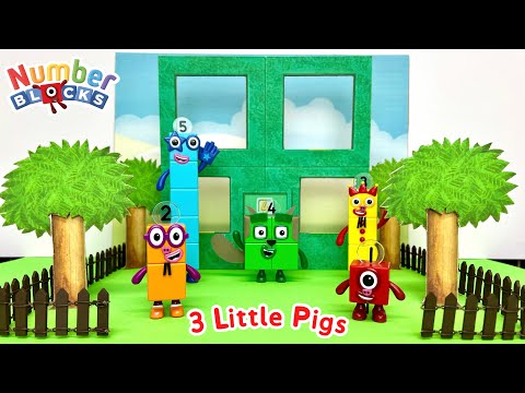 Numberblocks Three Little Pigs | 3 Little Pigs