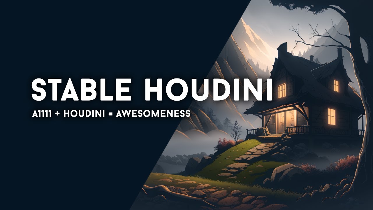 Stable Houdini - free SideFX Houdini Stable Diffusion toolset