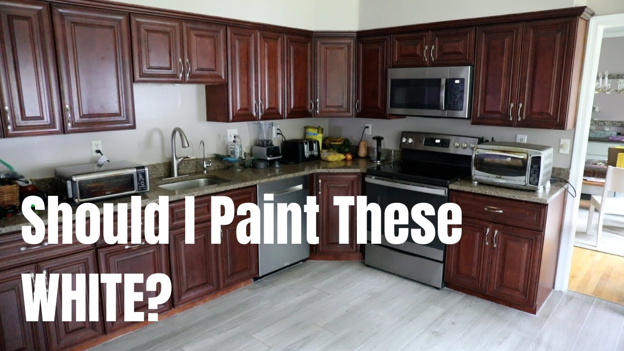 HELP! - What Color Kitchen Cabinets Would Go With This New Gray Floor? - Thrift Diving