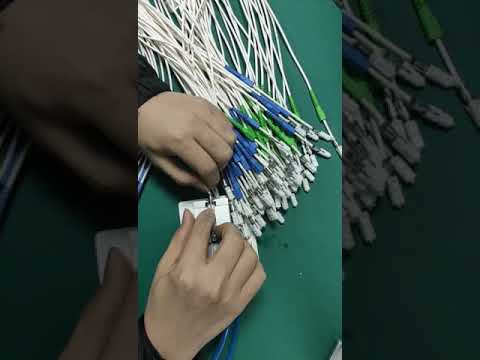 SC fiber connector, parts assembly