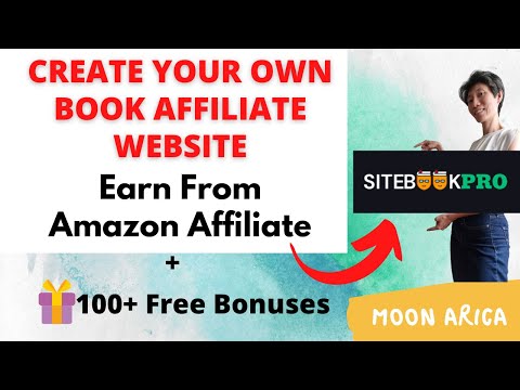 SiteBookPro Review 🔥 Create Your Own Book Affiliate Website | Earn From Amazon 🔥 100+ Bonuses 🎁🎁🎁