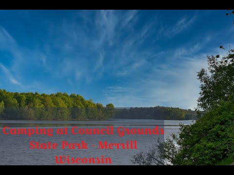 Camping at Council Grounds State Park Wisconsin -  2021