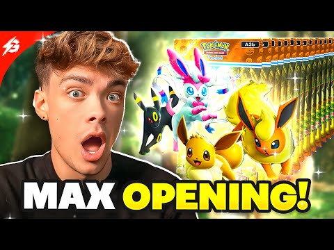 OPENING EEVEE GROVE PACKS in Pokémon TCG Pocket!