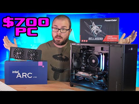 $700 Gaming PC Benchmarks - Arc A750 or RX 6650 XT?