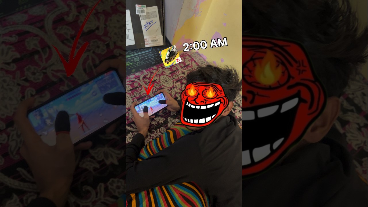 Every FreeFire Player At 2:00 AM 😈 - FREEFIRE GAMING TEST #freefire #poco #shortsfeed #shots