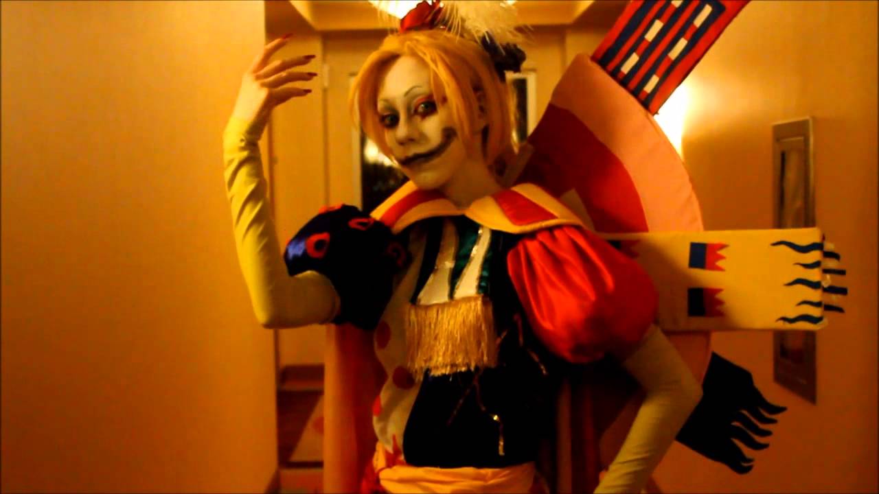 Kefka Cosplay In Action.
