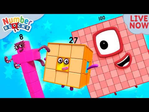 PATTERNS AND CODES Numberblocks LIVE 🔴 | 24/7 Fun Math Adventures with Patterns, Counting & Songs!