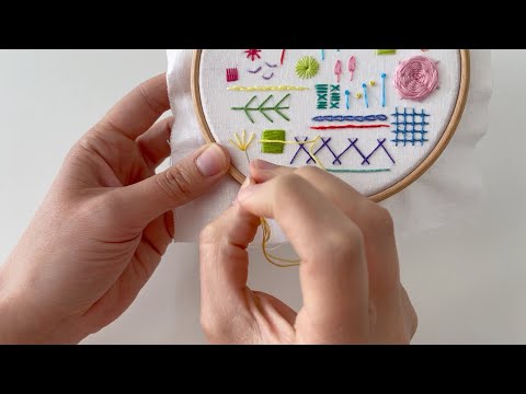 Double fern stitch | The Happy Stitch Project with Hello! Hooray!