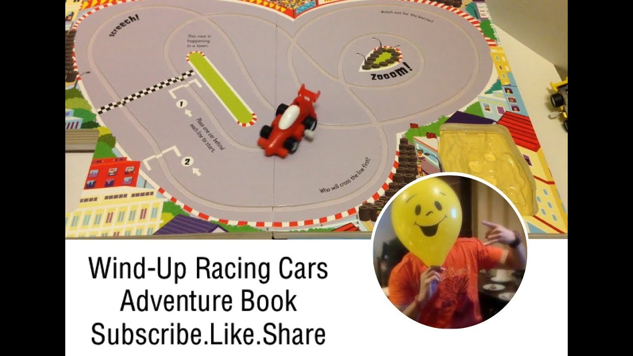 Wind-Up Racing Cars Interactive Adventure Book