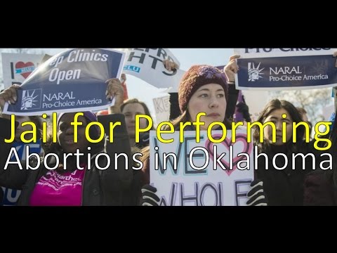 Jail For Performing Abortions in Oklahoma