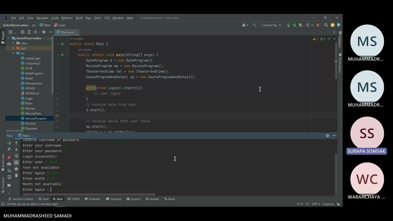 Online movie ticket reservation system presentation