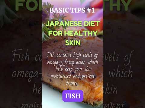 Japanese Diet for Healthy Skin (Part 1) #shorts #healthylifestyle #skincare #diet