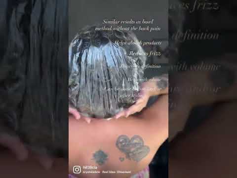 Wet Plopping Benefits for Curly Hair #curls