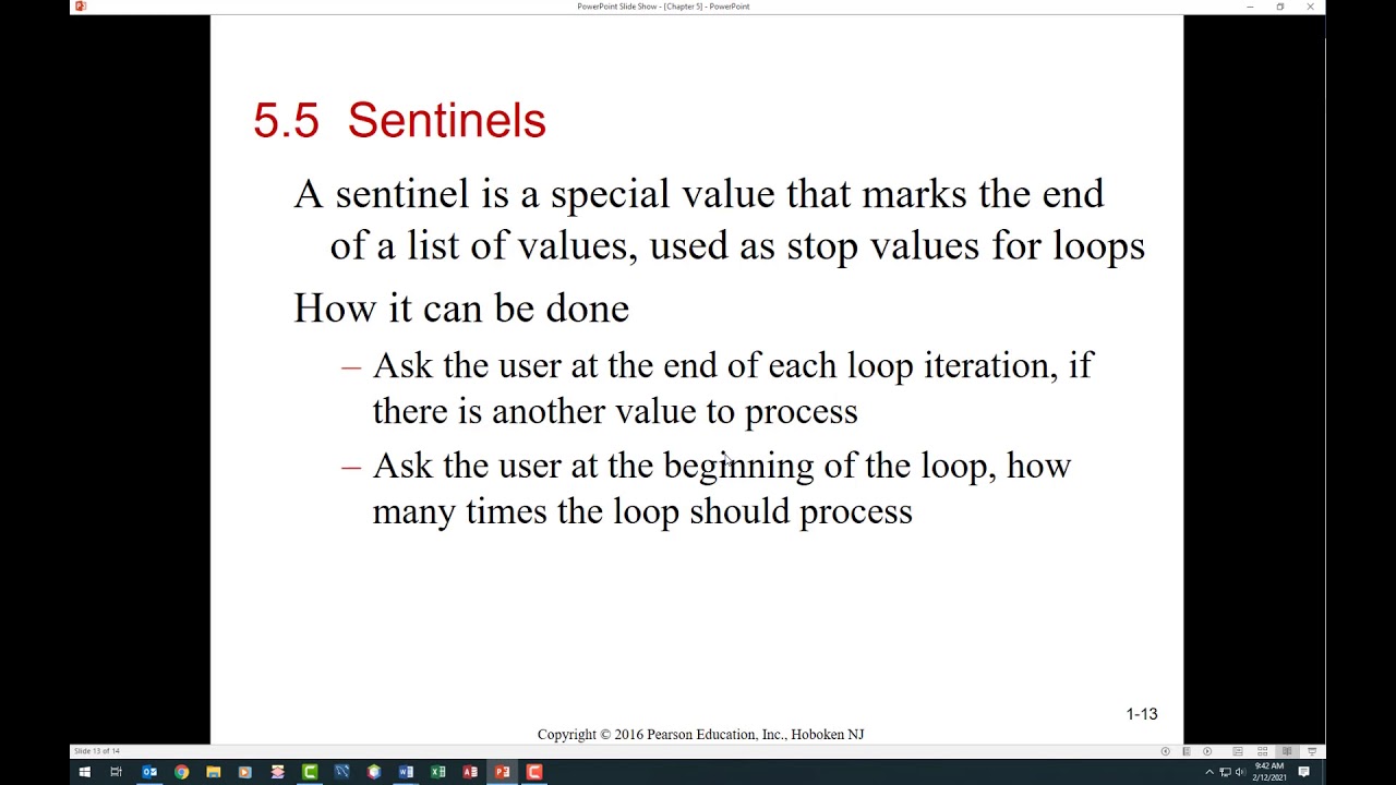 CIST 1305 Chapter 5 Lecture