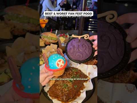 I ordered EVERYTHING at Universal Studios Hollywood’s FAN FEST NIGHTS: food review