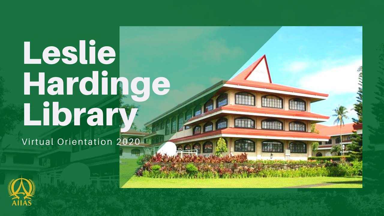 Leslie Hardinge Library Orientation 2020