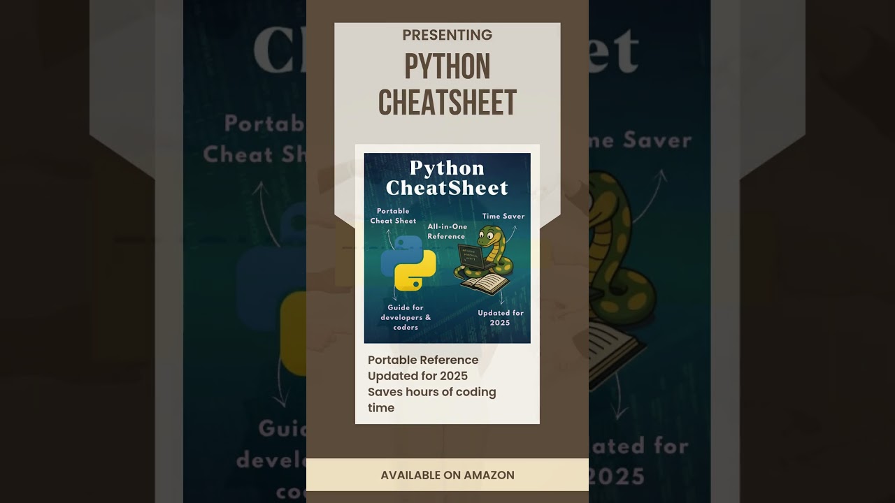 PYTHON CHEATSHEET