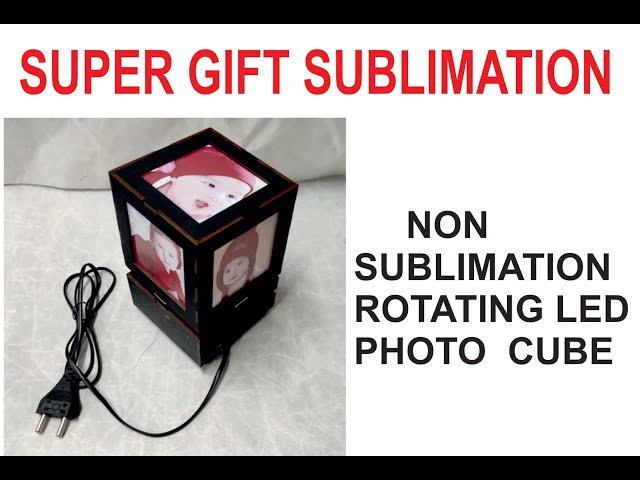 Sublimation photo Lamp - LED Rotating Cube Manufacturer from Noida