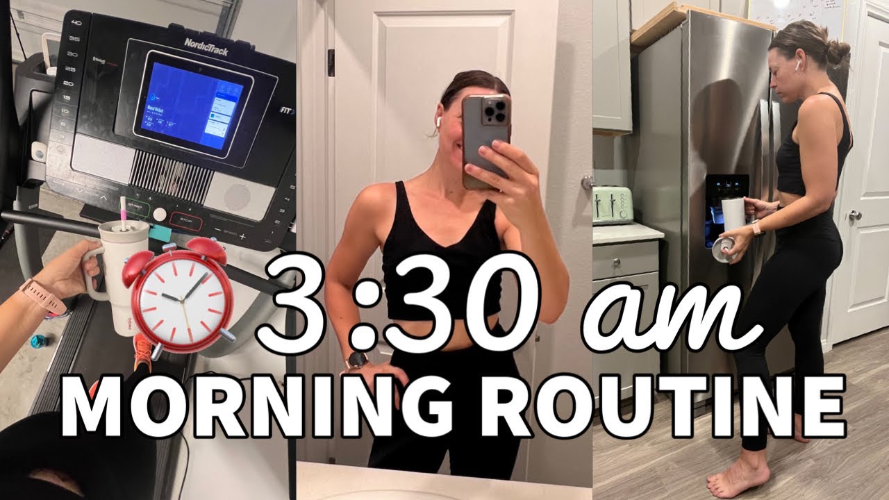 3:30 AM Morning Routine *Real Life* Working Full Time \\ Helpful Tips To Wake Up Early
