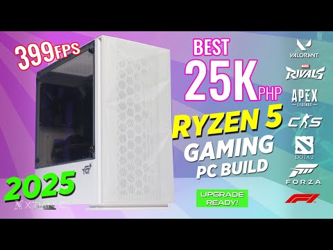 BEST 25K php BUDGET (AMD) PURE Gaming PC Build 2025 I Tested in 7 Games