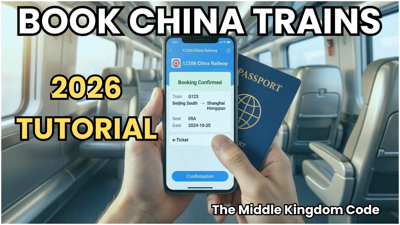 How to Buy Train Tickets Online in China (12306 App) | MASTERCLASS 2026