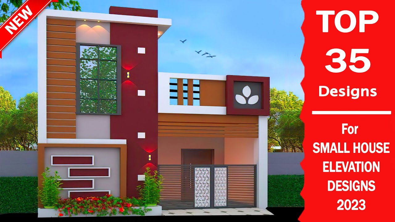 35 Single Floor House Front Elevation Design For Small Houses | Village House Elevation Designs 2023