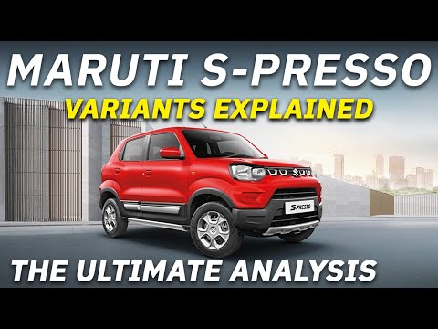 Maruti Suzuki S-Presso Variants Explained | STD(O), LXI(O), VXI(O), VXI+(O) | The Ultimate Analysis