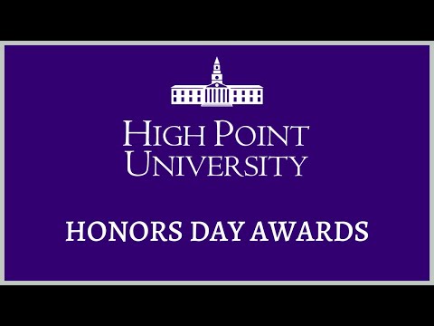 High Point University 2020 Honors Day Ceremony
