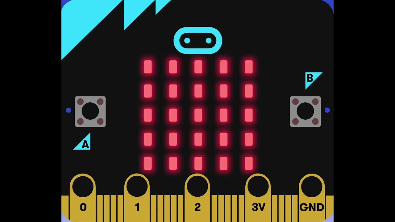 Microbit broadcasting morse code message