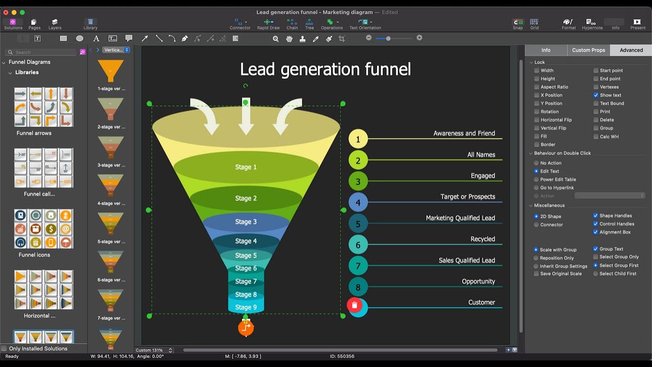 Funnel Diagrams Software