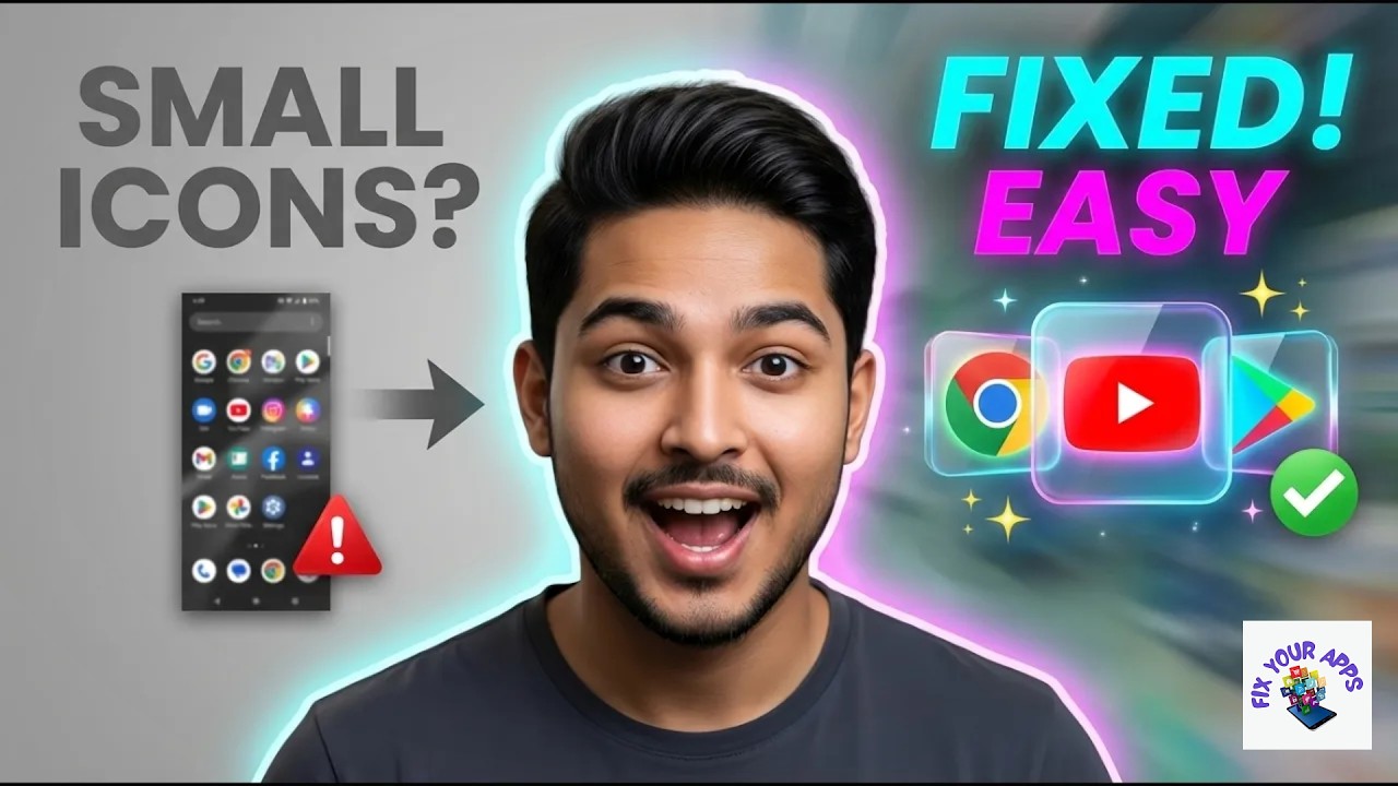 How To Change App Icon Size On Android | Fix Small Icons Problem Easily