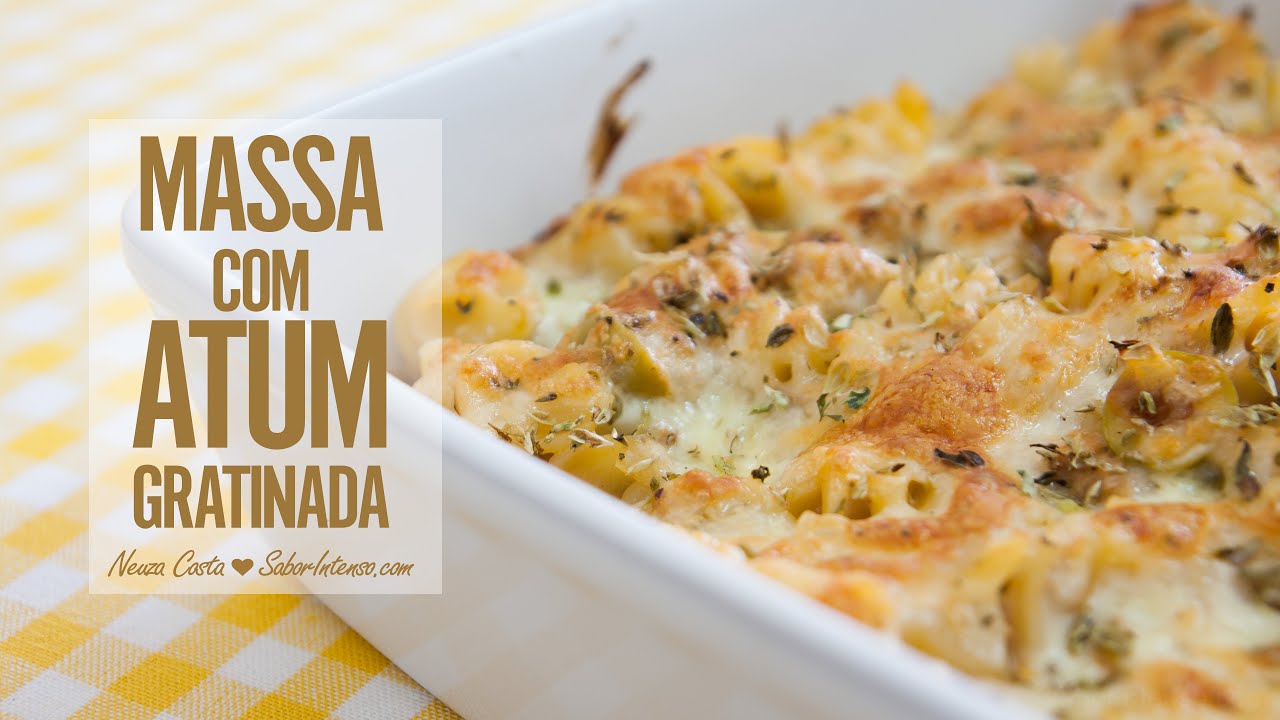 Massa com Atum Gratinada