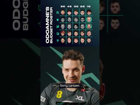 Odoamne builds his 15€ roster | #Shorts