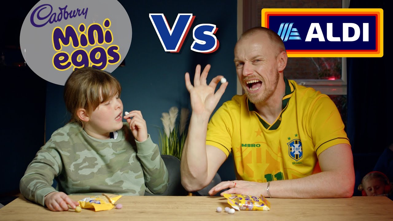 Cadbury's Mini Eggs Vs Aldi Mini Chocolate Eggs!