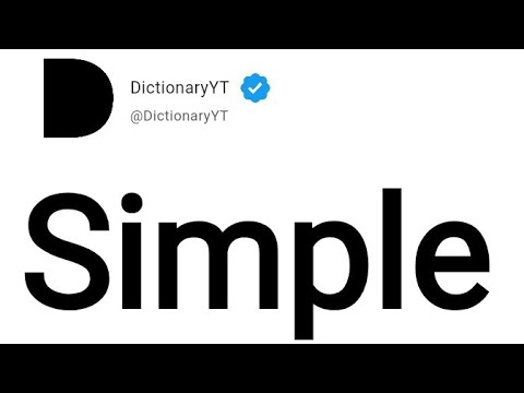 Simple Meaning in English