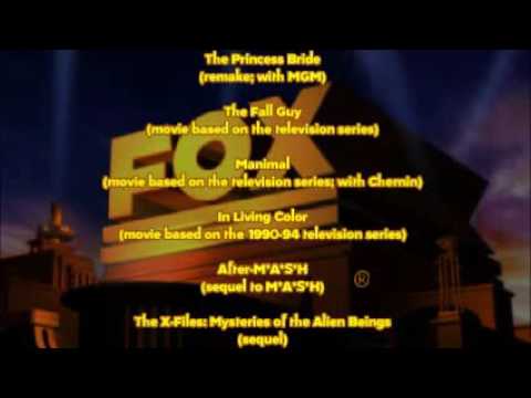 List of Upcoming 20th Century Fox Movies