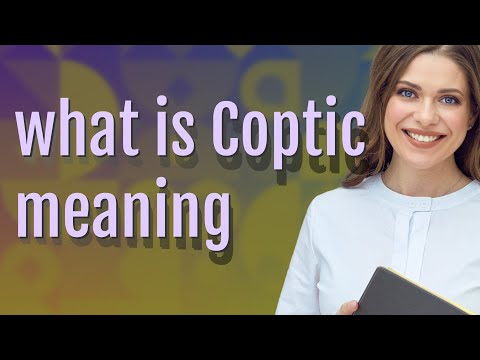 Coptic | meaning of Coptic