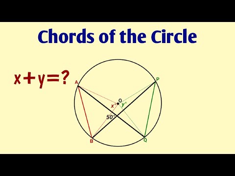 Chords of the Circle| Geometry formulas| Geometry tricks #logicxonomy #shorts