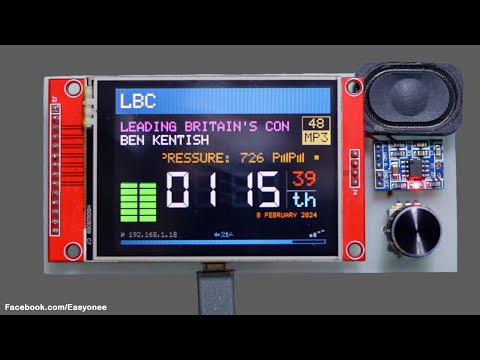 How to Build an ESP32 Internet Radio V4 | YoRadio
