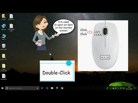 Mouse Actions - Click or Left Click, Right Click, Double Click in computer