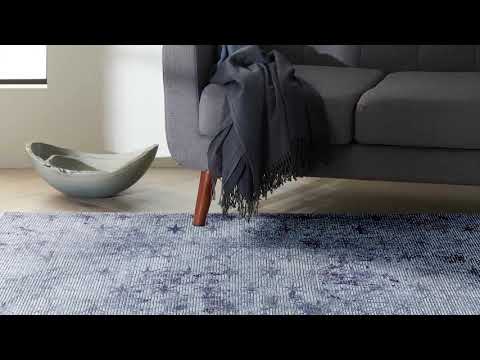 Contemporary Modern Abstract Star Shah Terni Grey Area Rug Carpet | MAT Living USA