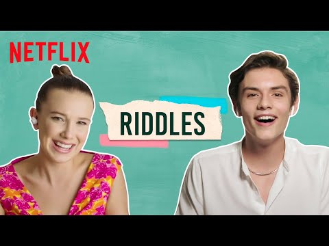 Millie Bobby Brown Solves Whacky Riddles With Louis Partridge | Enola Holmes | Netflix India