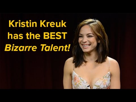 Kristin Kreuk has the most impressive bizarre talent