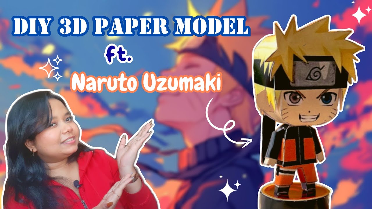 Naruto : Naruto Uzumaki // Naruto Uzumaki 3D Paper Model // PaperCraft // Paper Figure // DIY Craft
