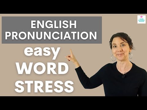 Pronunciation Rule for Nouns in English: How to Pronounce 2 Syllable Nouns