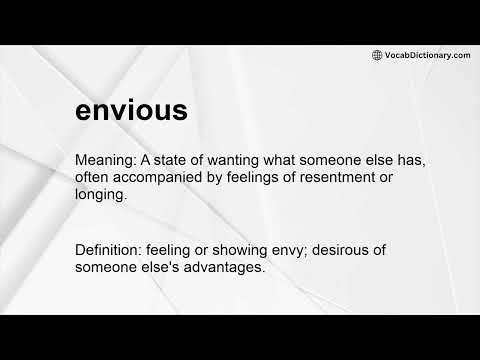 envious Meaning
