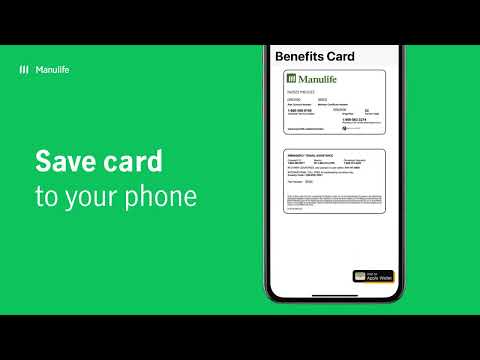 Access your group benefits card on your phone
